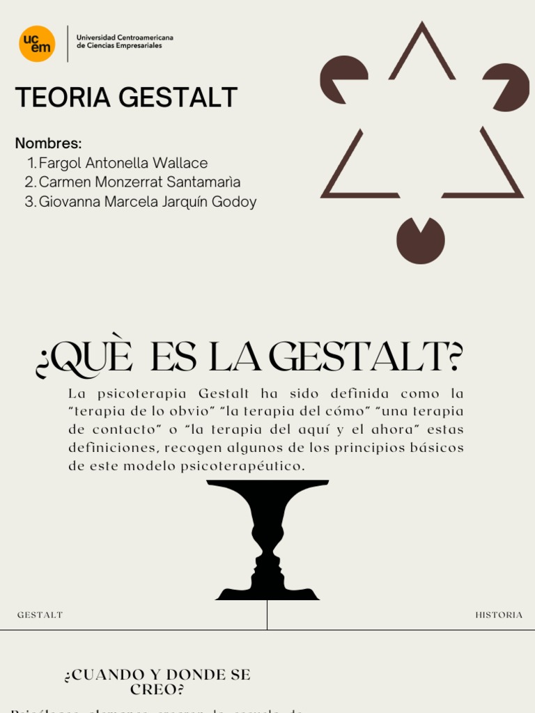 Introducción a la Teoría Gestalt | PDF | Sicología | Psicoterapia