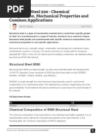 IS 2062 E350 Material Specifications | PDF | Steel | Pipe (Fluid ...