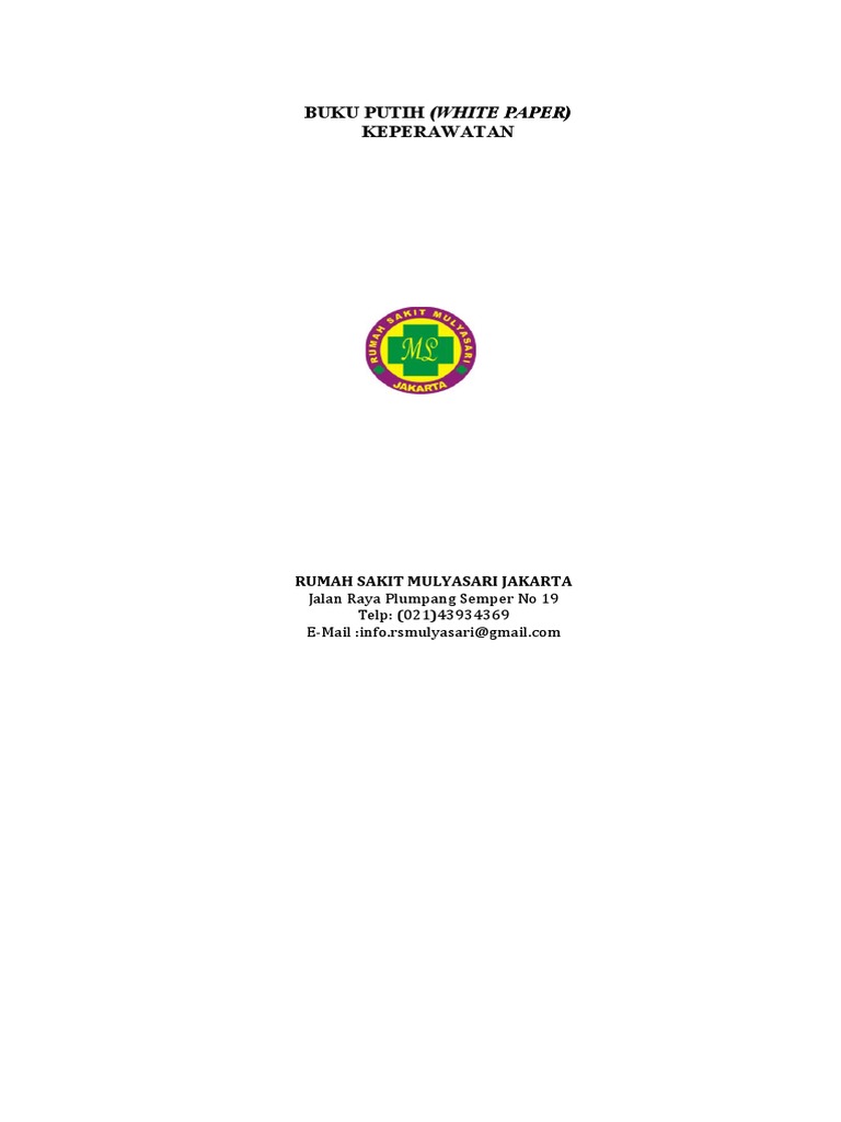 Sampul Buku Putih Perawat | PDF