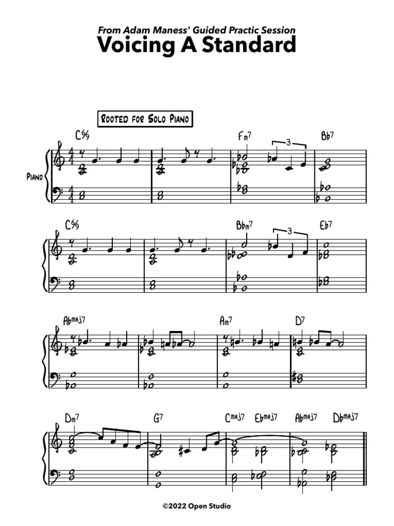 Voicing A Standard | PDF