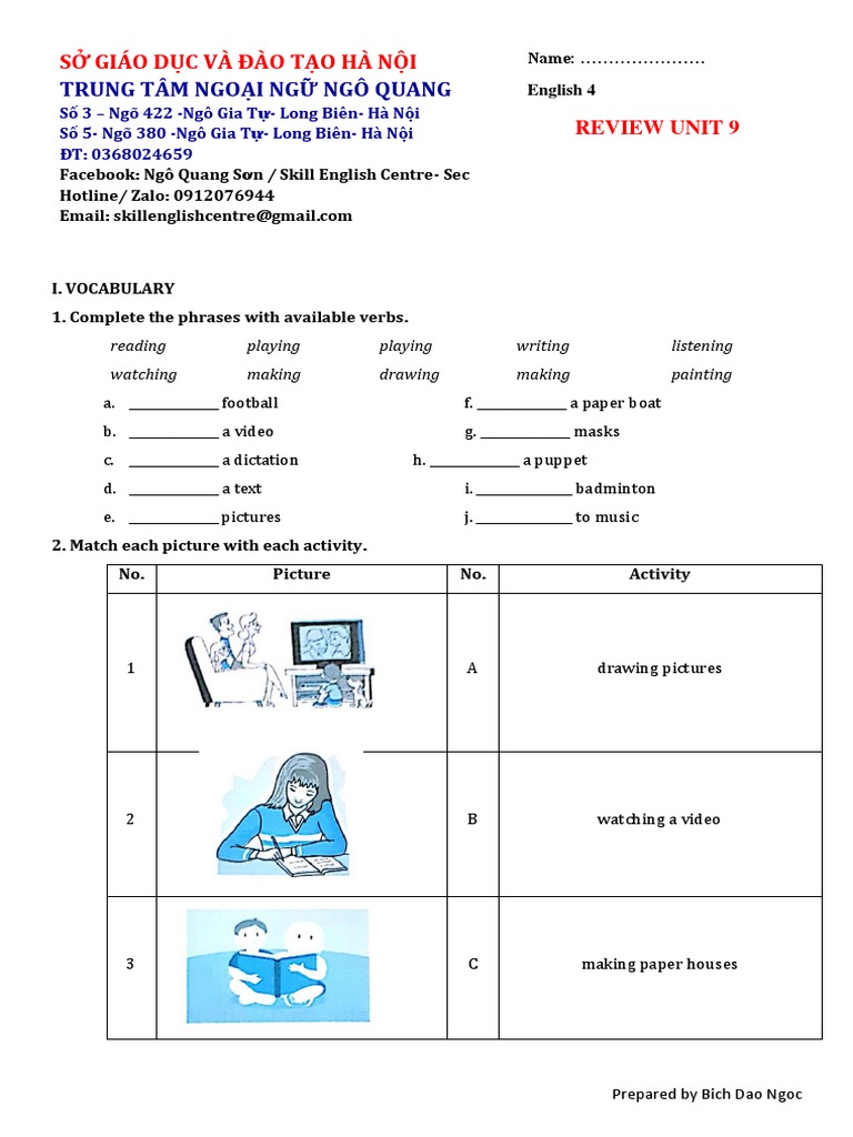 Review Unit 9 | PDF | Human Communication | Syntax