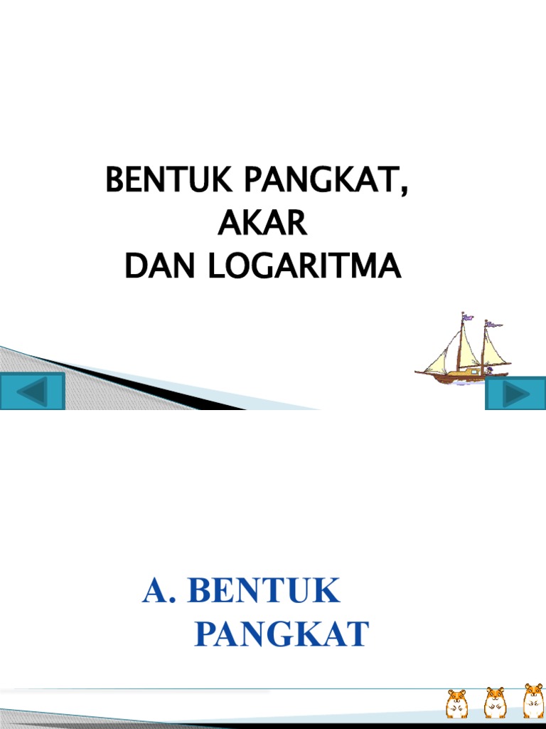 Pangkat, Akar, dan Logaritma | PDF | Sains & Matematika