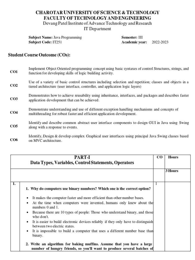 IT251 Java Practical List | PDF | Class (Computer Programming) | Method ... IT251 Java Practical List | PDF | Class (Computer Programming) | Method ...