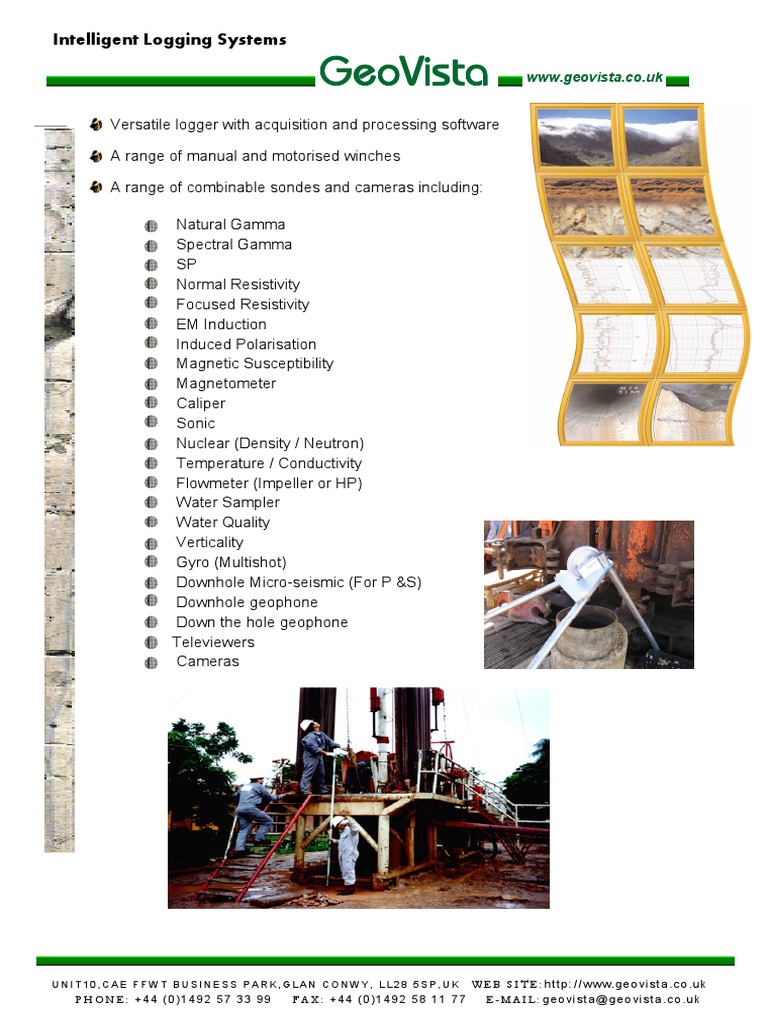 Geovista Data Sheets 2016 | PDF | Camera | Flow Measurement