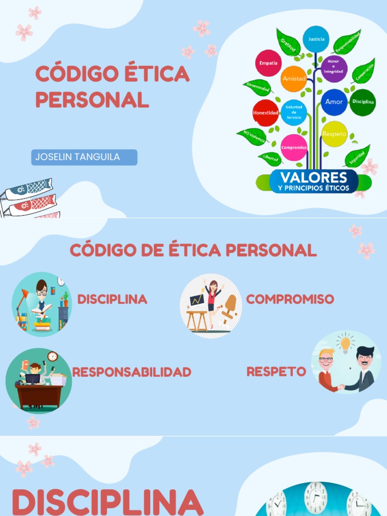 Código de Ética Personal: Valores Clave | PDF | Crecimiento personal y ...