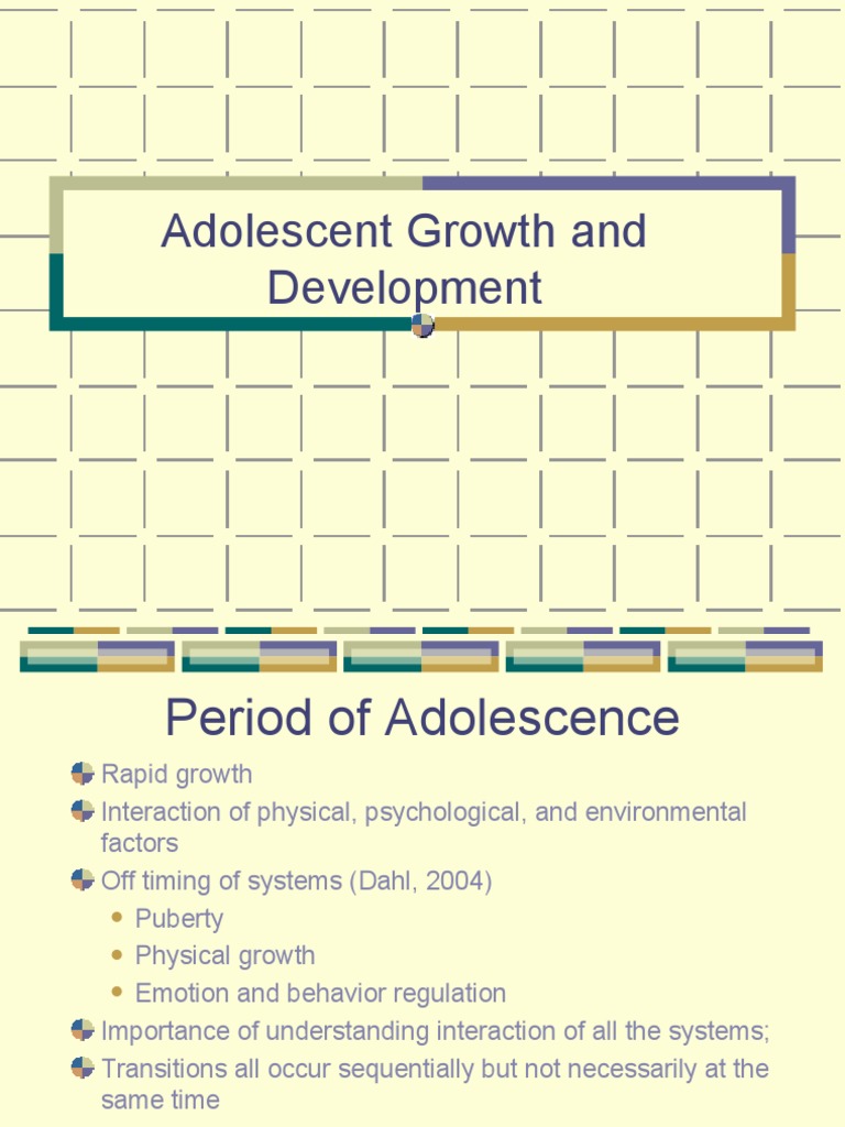 Adolescent Growth and Development | PDF | Adolescence | Puberty
