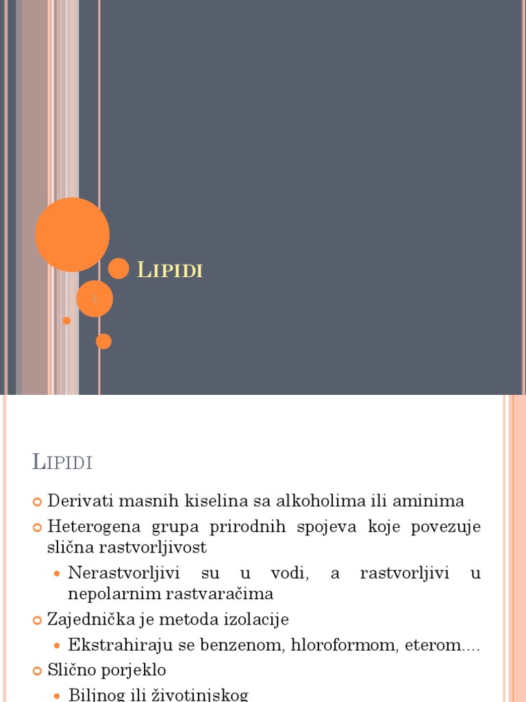 7 - Lipidi | PDF