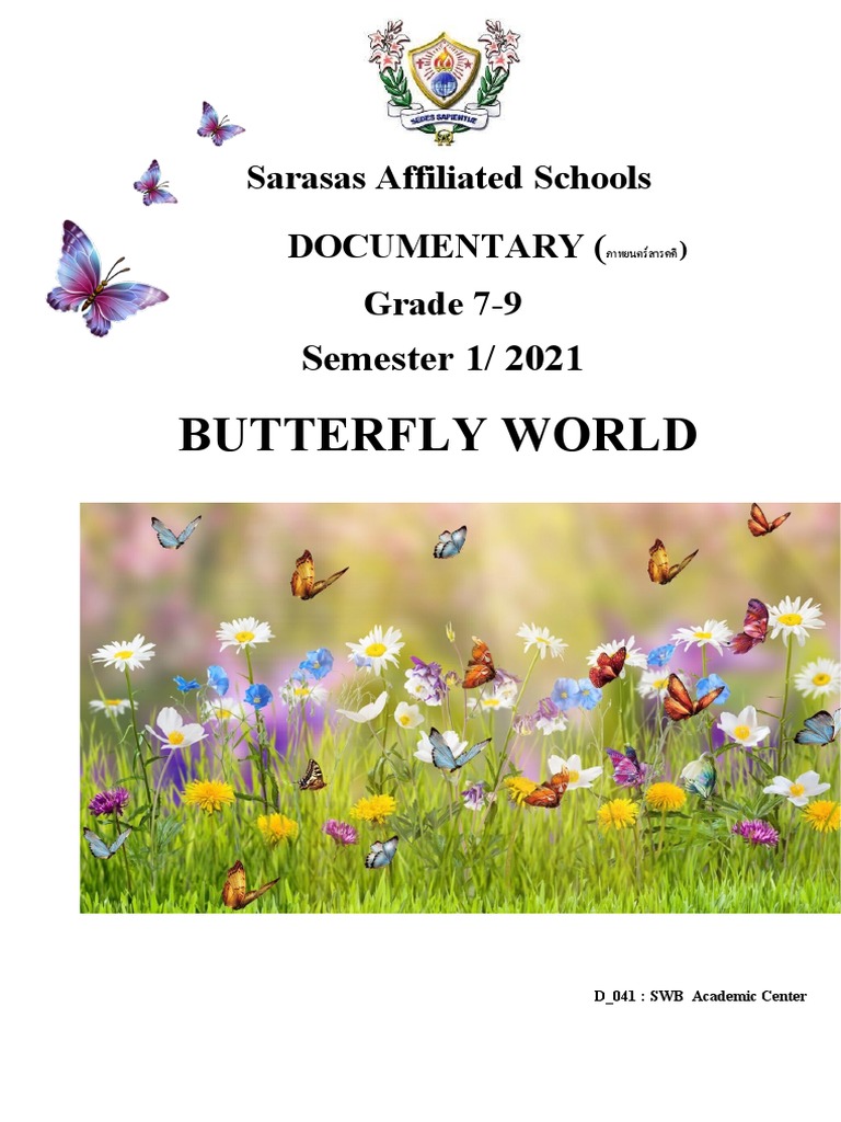 Butterfly World Documentary Guide | PDF | Pupa | Butterfly