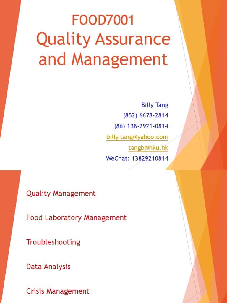 Quality Management Overview | PDF | Lean Manufacturing | Quality Assurance