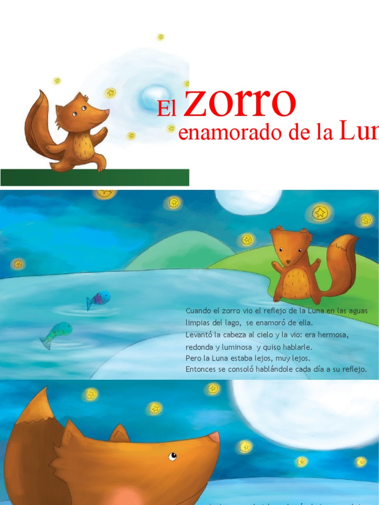 El Zorro Enamorado de La Luna. Cuento Nº7 | PDF