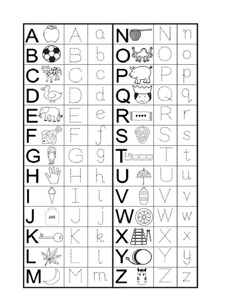 Alphabet for Preschoolers | PDF