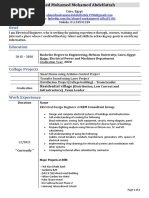 RESUME MEP ENGINEER HVAC ELEC ZAHAF Sadek | PDF | Computer Aided Design | Algeria