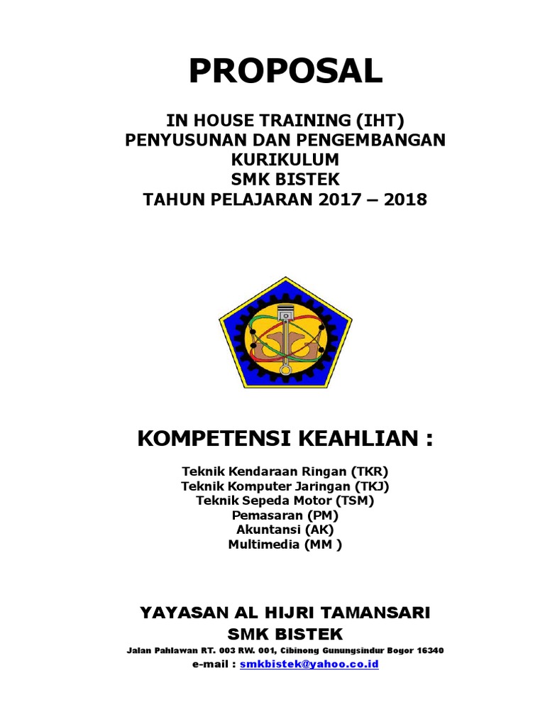 Proposal Kegiatan Iht | PDF | Karier & Perkembangan | Bisnis
