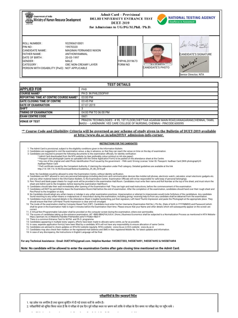 Nta Du | PDF | Identity Document | Access Control