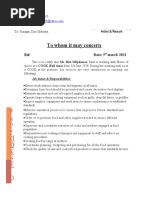 Data Entry Operator Experience Certificate | PDF | Business | Finance ...