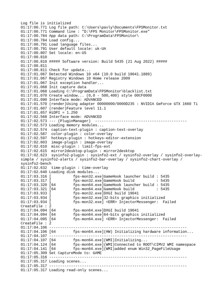 Fps Monitor | PDF | Graphics Processing Unit | Windows Registry