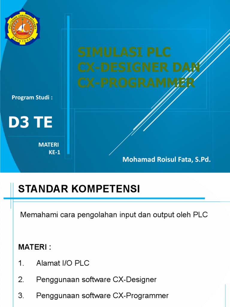 2 Simulasi Plc Cx Programmer Dan Cx Designer Pdf 