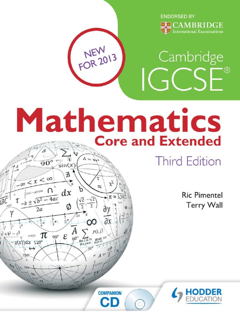 Cambridge IGCSE Mathematics Core&Extended (0580) | PDF