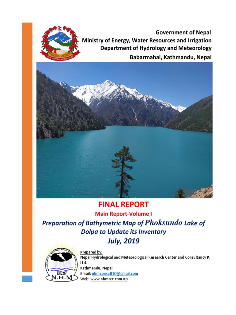 Phoksundo Lake Bathymetric Map Report | PDF | Lake | Ecosystem