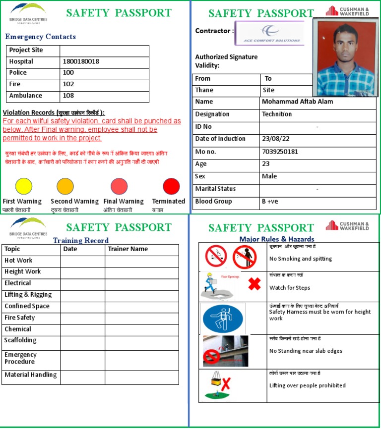Safety Passport HSE Report | PDF