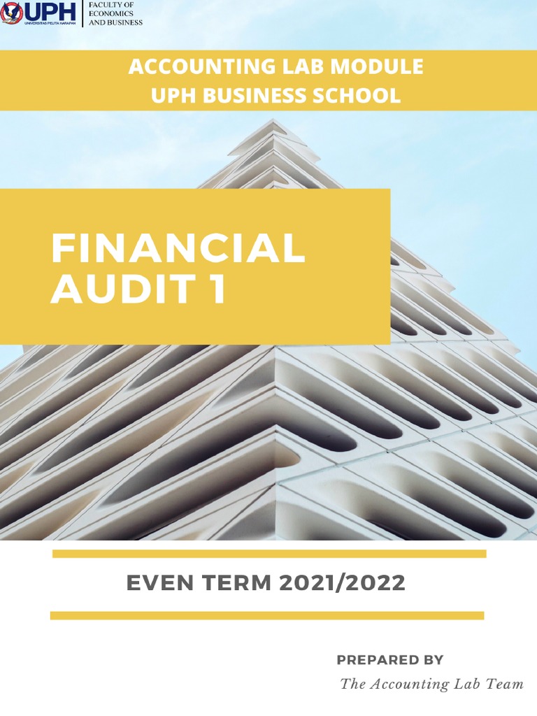 Module Audit 1 Genap 2021 - 2022 | PDF | Financial Audit | Audit