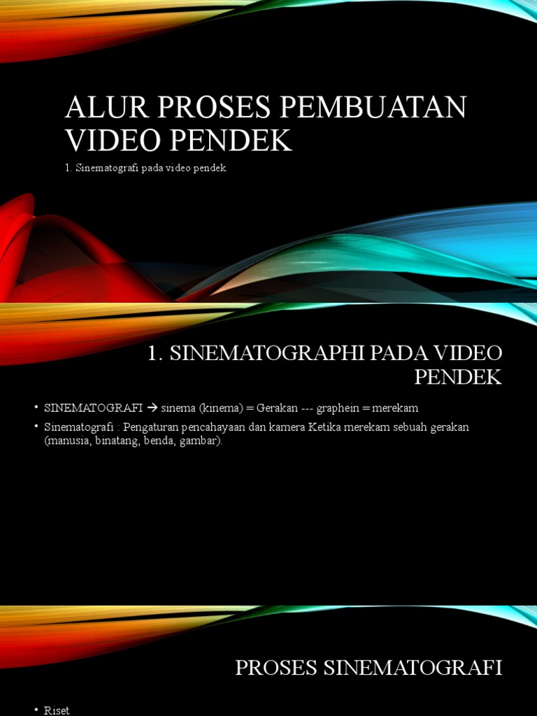 Alur Proses Pembuatan Video Pendek | PDF