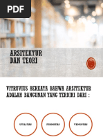 Teori Arsitek Vitruvius | PDF