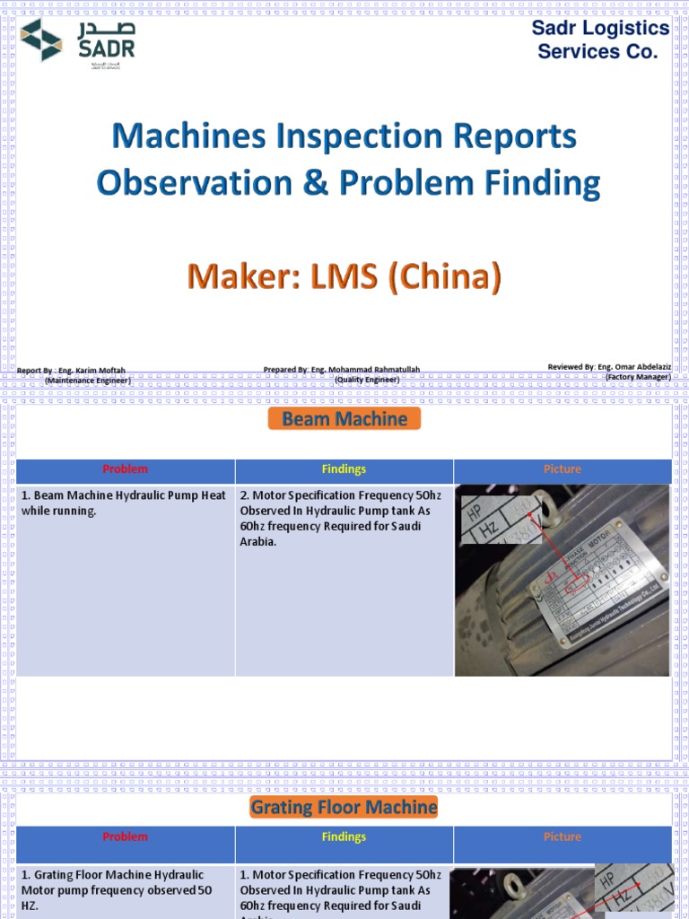Machines Problem Report.. | PDF | Mechanical Engineering | Manufactured ...