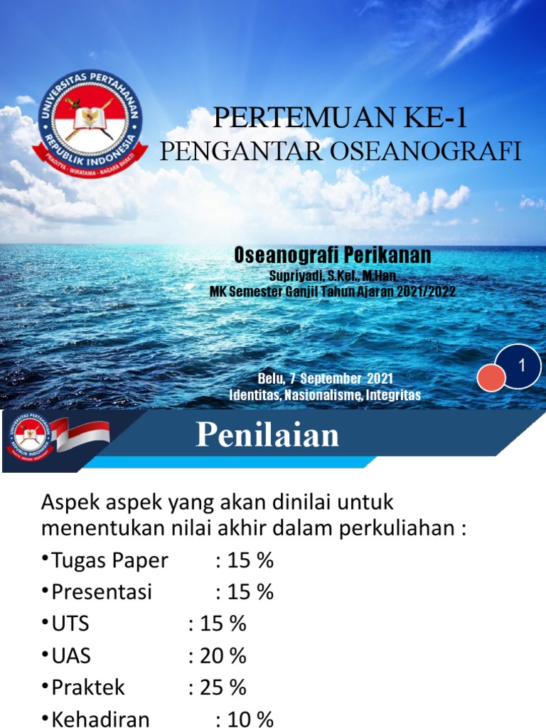 Pengantar Oseanografi-Supriyadi, S.kel., M.han | PDF | Systems Ecology | Oceanography