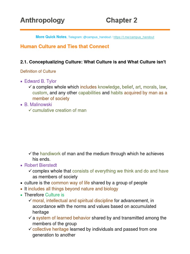 Anthropology Chapter 2 | PDF | Marriage | Family