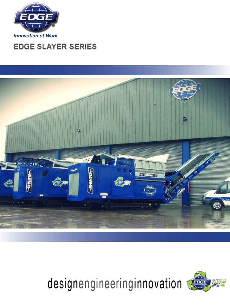 Edge Slayer Series: Versatile Shredders | PDF | Engines | Recycling