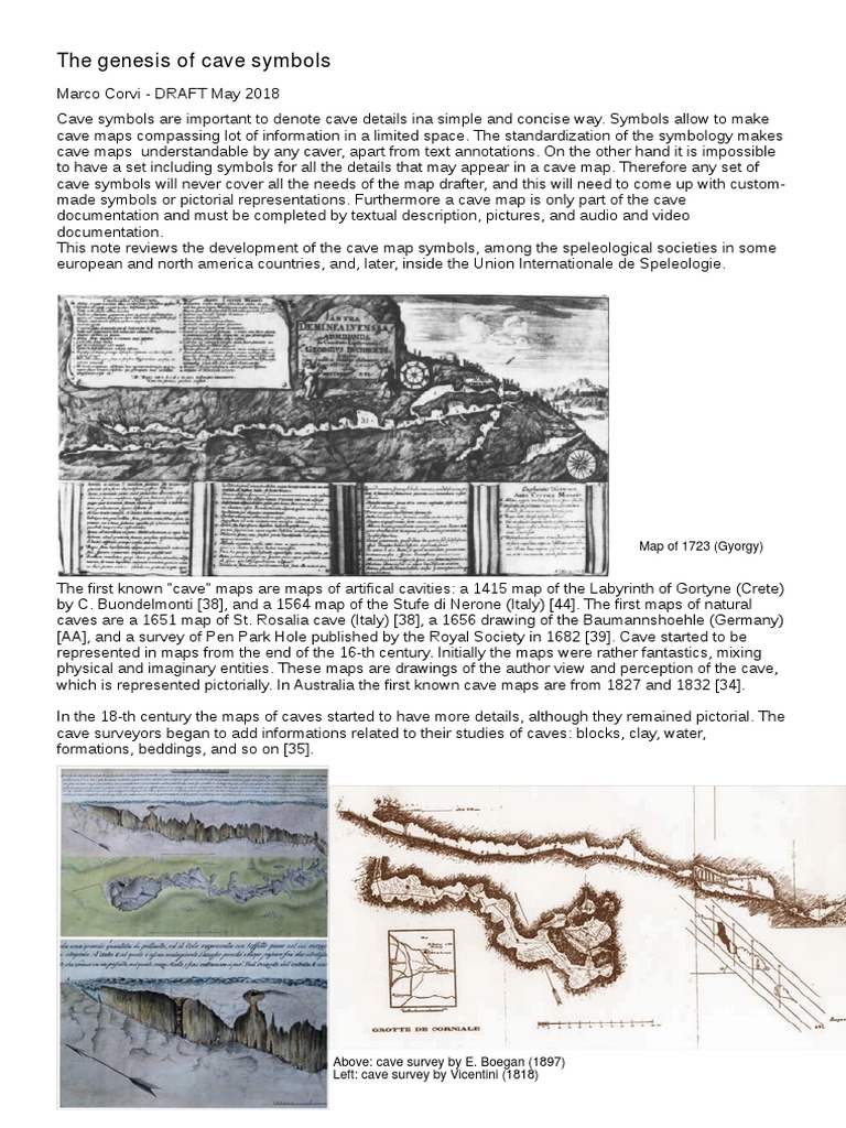 Cave Drawing | PDF | Cave | Surveying