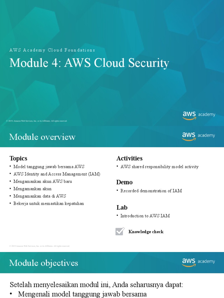 AcademyCloudFoundations Module 04-1 Bahasa | PDF | Amazon Web Services ...