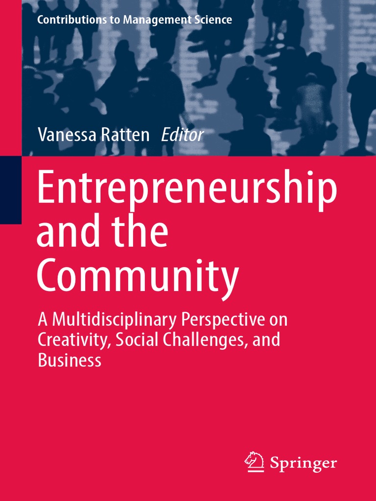 2020 Entrepreneurship and The Community A Multidisciplinary Perspective ...