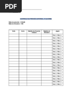 Tabela de Acompanhamento da Pressão Arterial | PDF
