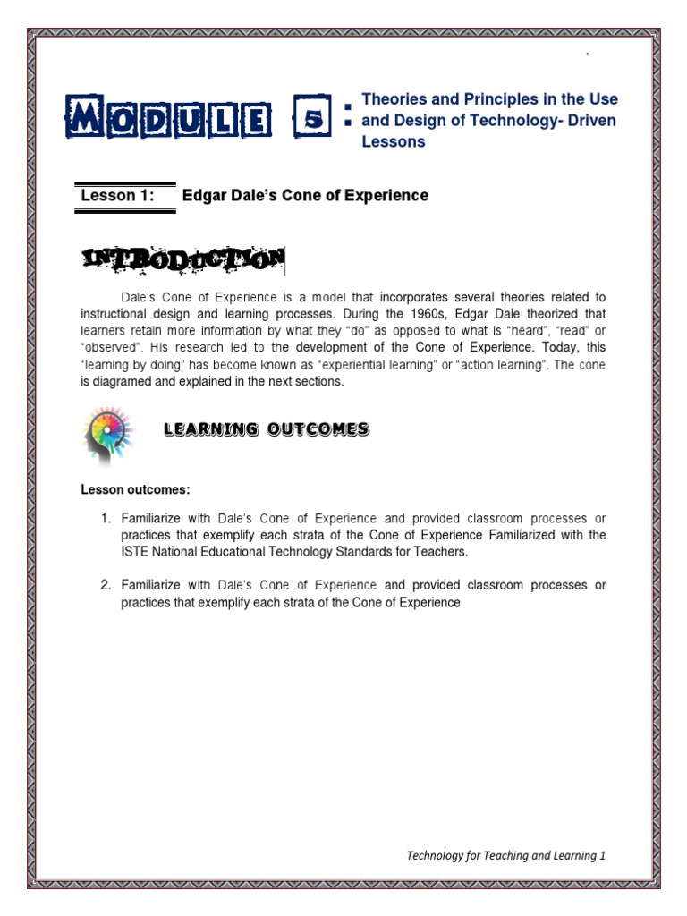 Module-5-Final | PDF | Experience | Teaching Method