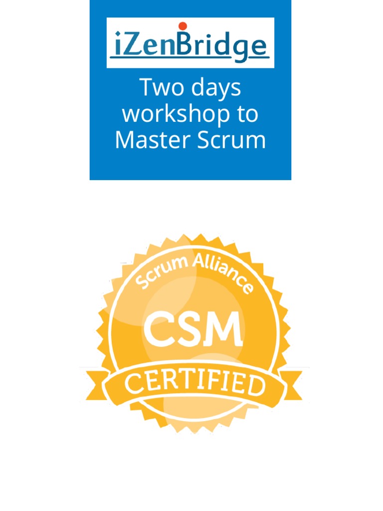 Certified Scrum Master Learning Objectives 1 | PDF | Scrum (Software ...