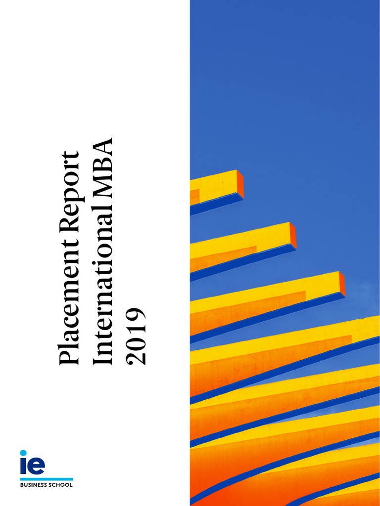 IE International MBA Career Report | PDF | Entrepreneurship | Startup ...