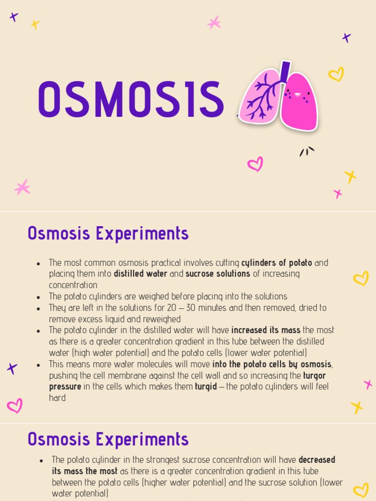 Bio Osmosis | PDF | Osmosis | Chemistry