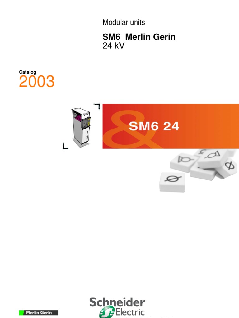 Catalog SM6 | PDF | Electrical Substation | Switch