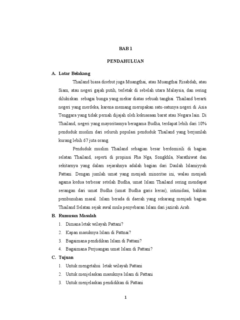 5 - Pattani Thailand | PDF | Politik | Perjalanan