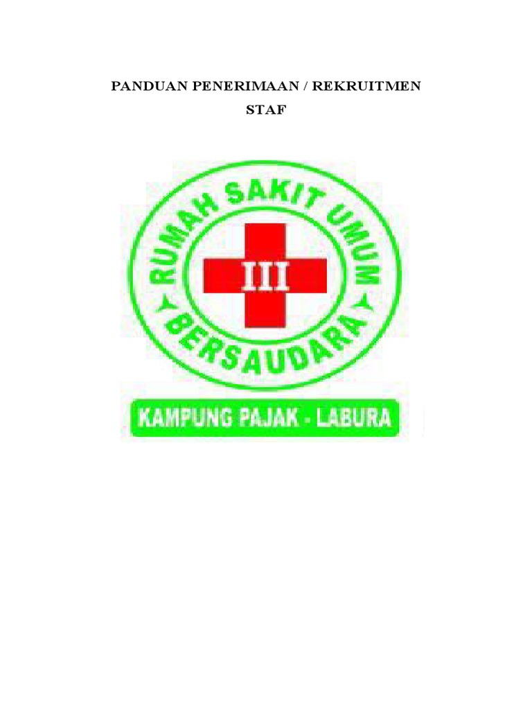 Panduan Penerimaan - Rekruitmen Staf Rsud | PDF