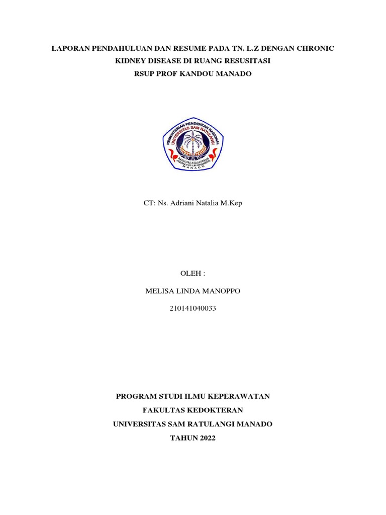 LP Dan Resume Resusitasi | PDF