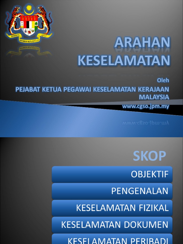 Arahan Keselamatan PKPKKM | PDF