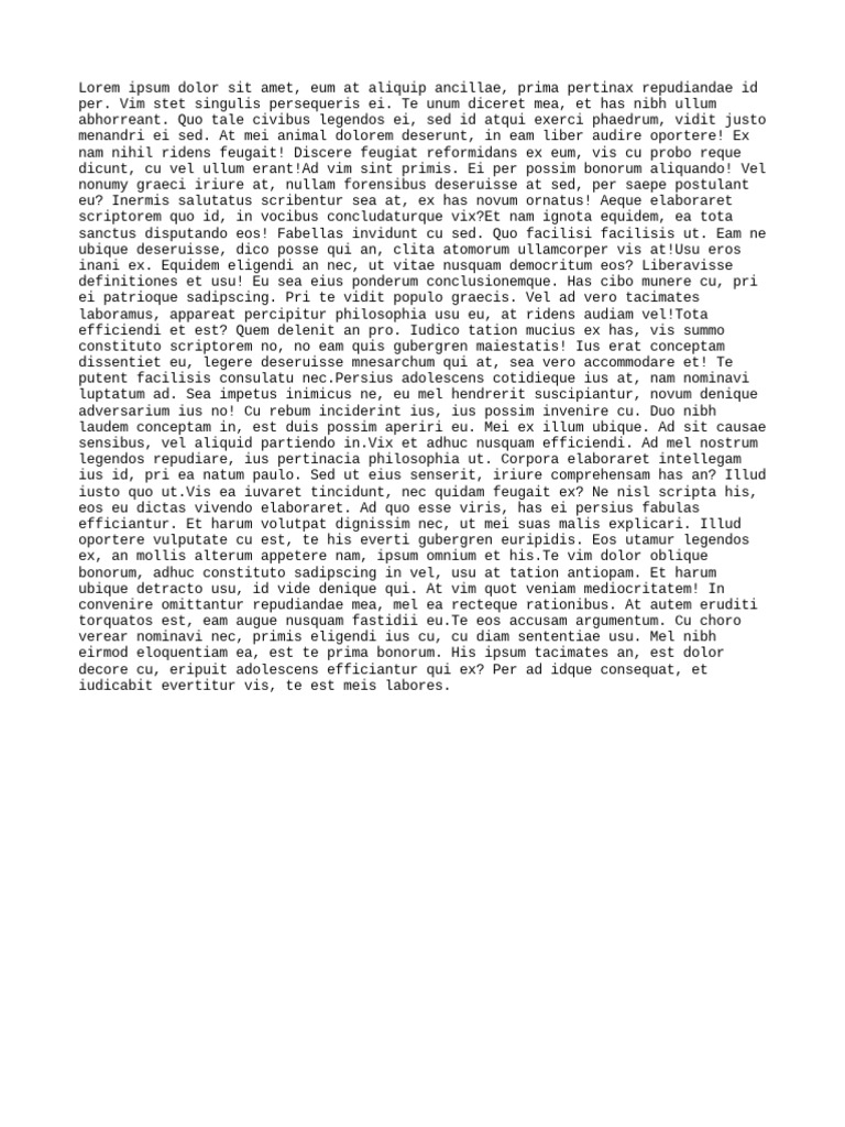 Latin-Lipsum 4 | PDF