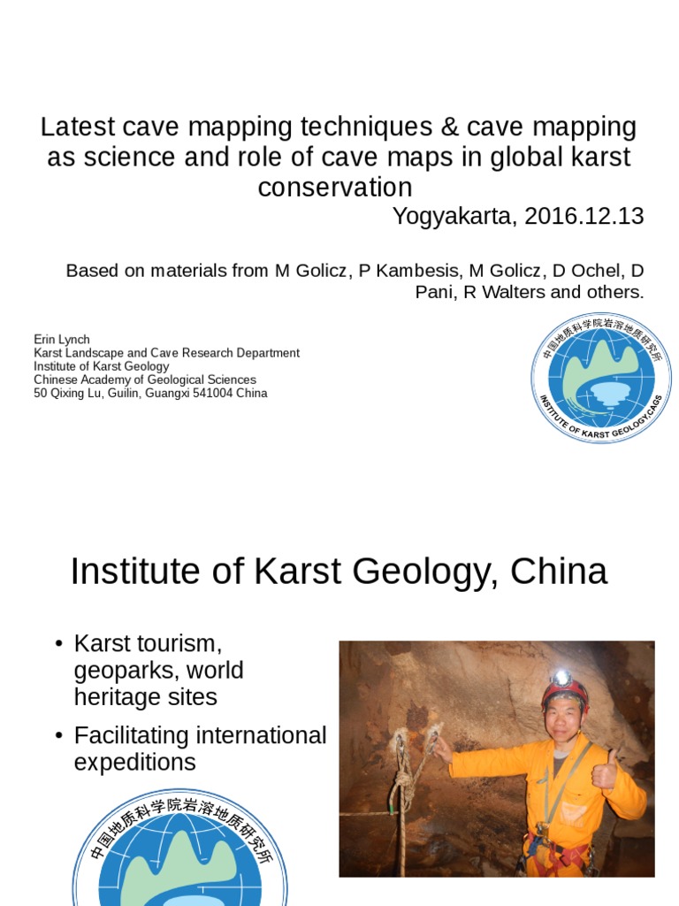 Cave Mapping and Conservation | PDF | Surveying | Compass