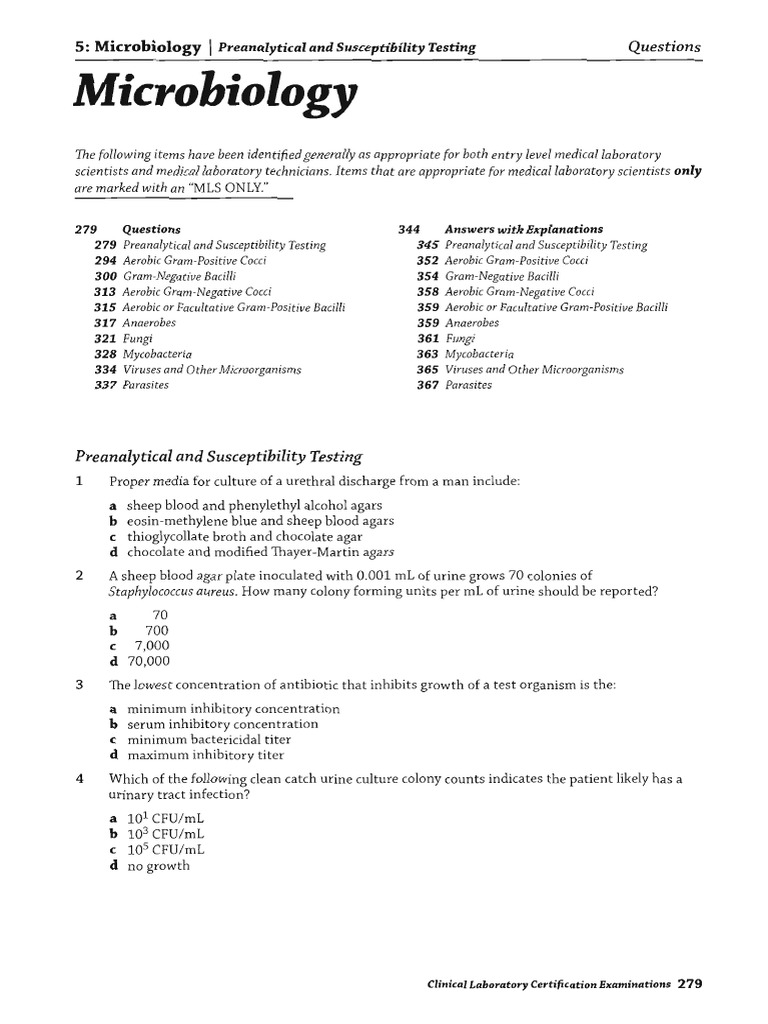 BOC Study Guide 5th edition - Microbiology | PDF