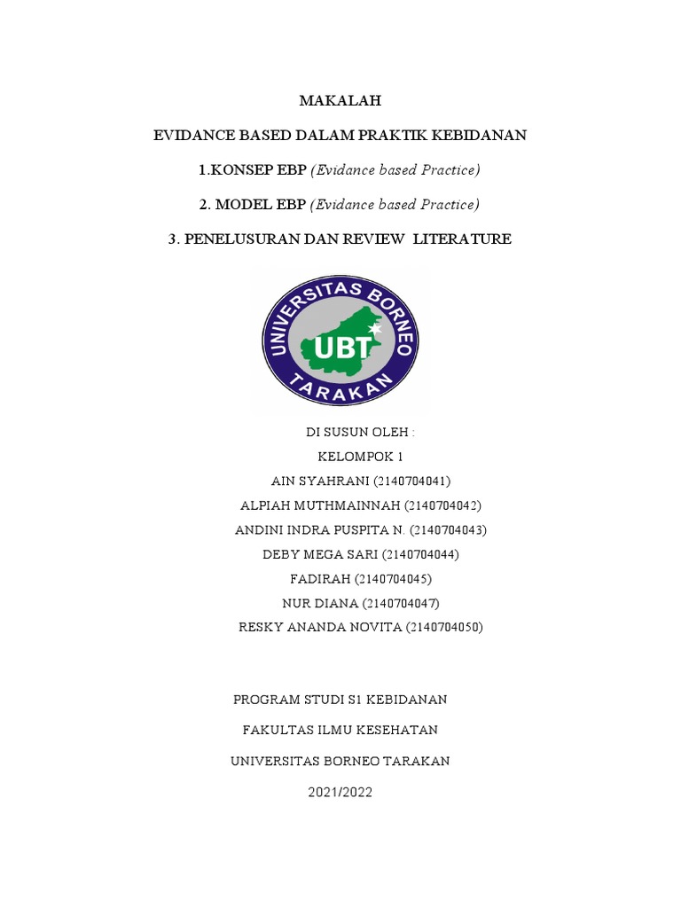 EVIDANCE BASED PRACTICE Salinan | PDF | Kesehatan Holistik