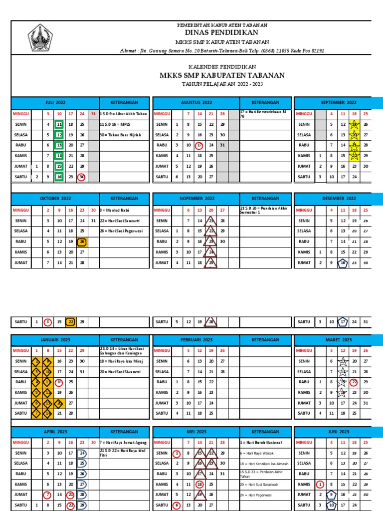 Kaldik TP 2022-2023 | PDF