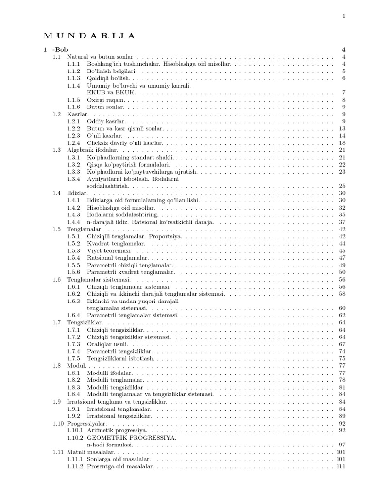 1 To'plam 1996-2007 | PDF